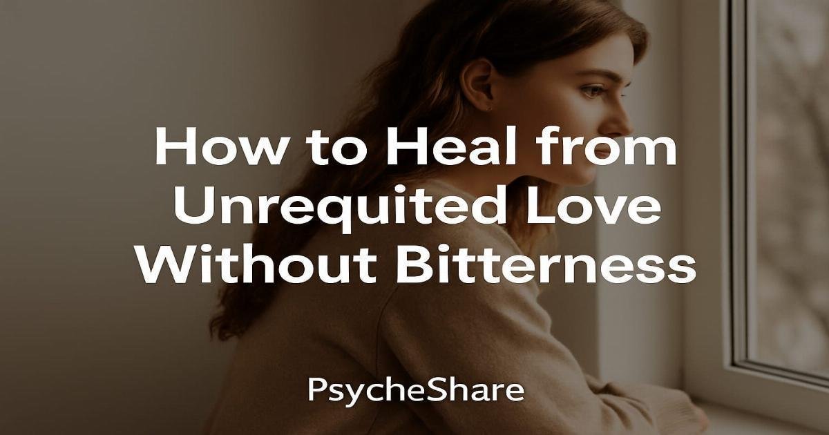 How to Heal from Unrequited Love Without Bitterness - PsycheShare